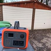 POWEROAK Portable Power Generator 500Wh Solar Power Station Lithium ...