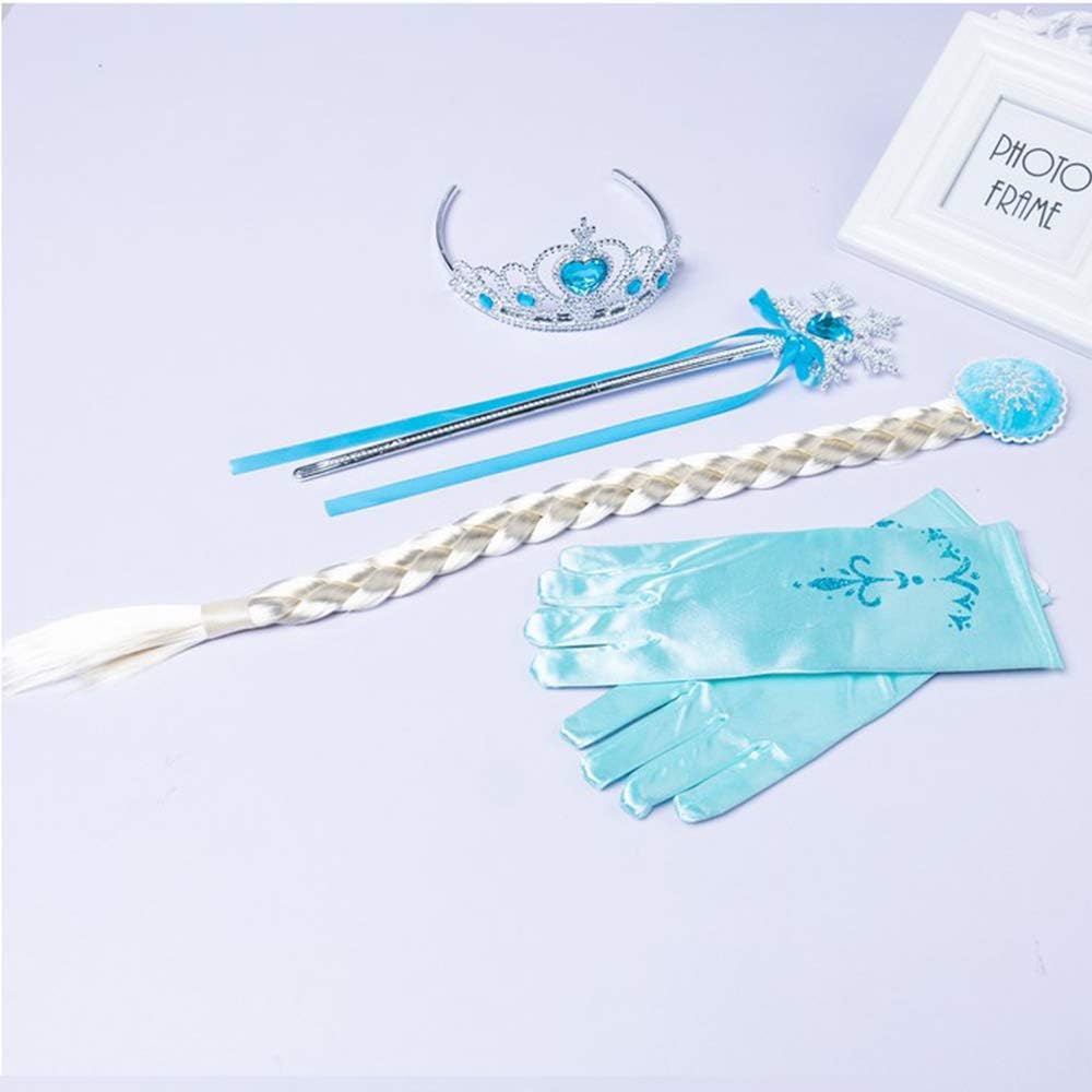 Amaoma Elsa Dress up Accessories Set of 4 Queen Elsa Frozen Costume ...