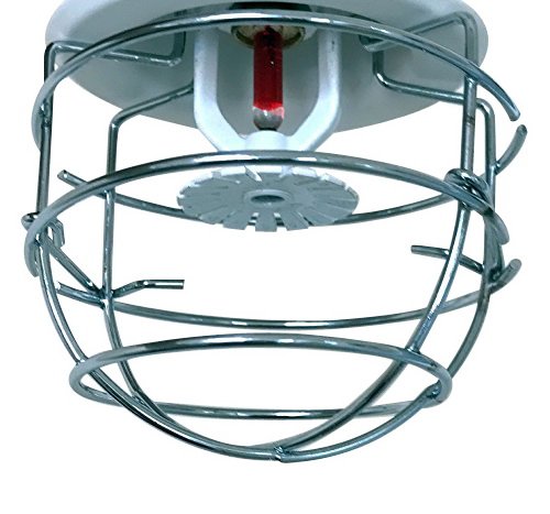 (6 Pack) Chrome Sprinkler Guard Fire Sprinkler Head Cage for 1/2" NPT ...