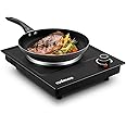Amazon.com: CUSIMAX Hot Plate, Single Burner Electric Cooktop, 1500W ...