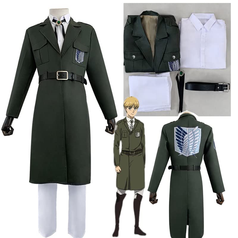 Mua Anime Scout Regiment Army Green Cosplay Costumes Attack on Titan ...