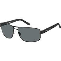 Amazon.com: Fossil Gafas de sol rectangulares Fos 2088/S para hombre ...