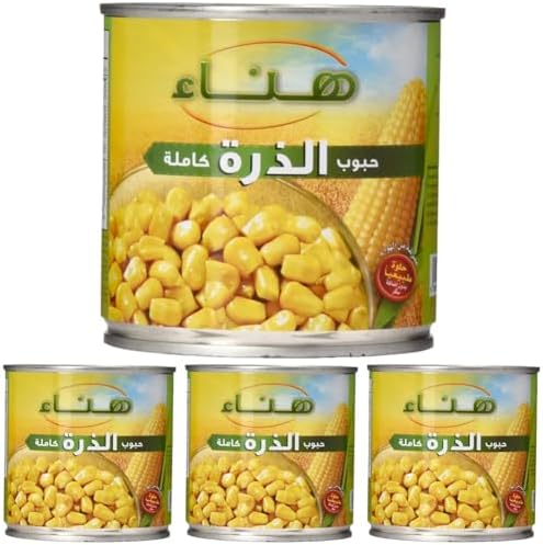Hanaa whole kernel corn, 340g - pack of 4 price in Saudi Arabia ...
