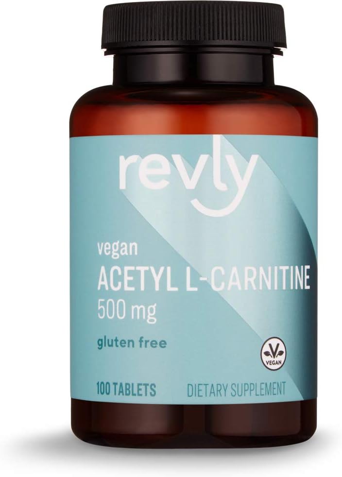 Amazon.com: Amazon Brand - Revly Acetyl L-Carnitine, 500 mg, 100 ...