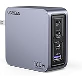 UGREEN Nexode 100W Cargador USB Tipo C GAN con 4 Puertos,Charger PD3.1 Admite PPS Compatible con ...