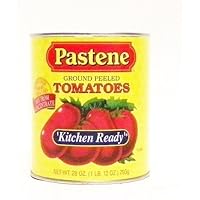 Amazon.com : Pastene "Kitchen Ready" Ground Peeled Tomatoes - 28 oz (6 ...