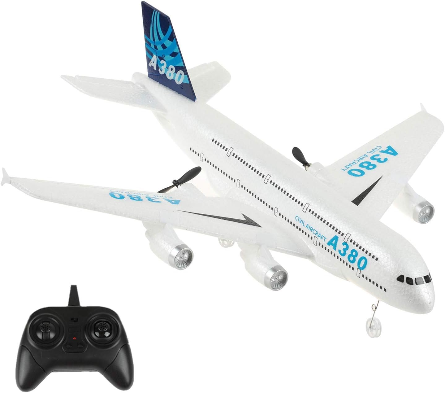 LBKR Tech RC Plane,Airbus A380 Remote Control Airplane Ready to Fly, 2 ...