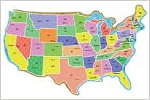 Big United States Map Bulletin Board Set: School Specialty Publishing ...
