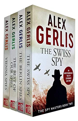 Alex Gerlis Spy Masters Series 4 Books Collection Set (The Best of Our ...