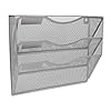 EasyPAG 3 Pocket Wall Mounted File Organizer Vertical Hanging File ...