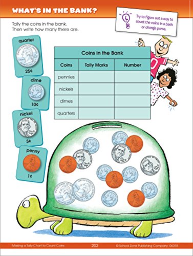 School Zone - Big Second Grade Workbook - 320 Pages, Ages 7 to 8, 2nd ...