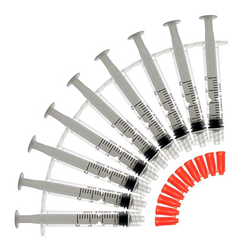 Buy 100pack 2ml luer Lock Syringe and Syringe Cap. Plastic Syringe ...