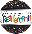 Amazon.com: "Happy Retirement" Round Party Plates, 10.5", 8 Ct.: Toys ...