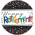 Amazon.com: "Happy Retirement" Round Party Plates, 10.5", 8 Ct. : Home ...