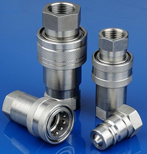 Stainless Steel Quick Disconnect Set Male/Female Coupler NPT Thread SS ...