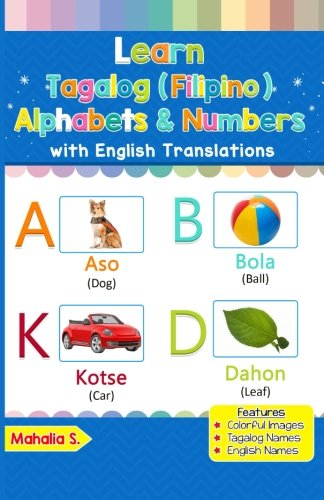 Buy Learn Tagalog (Filipino) Alphabets & Numbers: Black & White ...