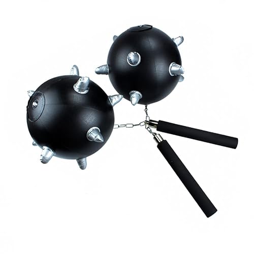 Hiawbon Inflatable Mace Ball & Chain Spiked Flail Inflatable Meteor ...