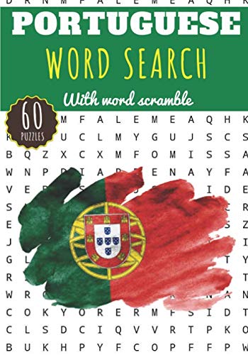 Portuguese Word Search: Challenging Puzzle Brain book For Adults, Kids ...