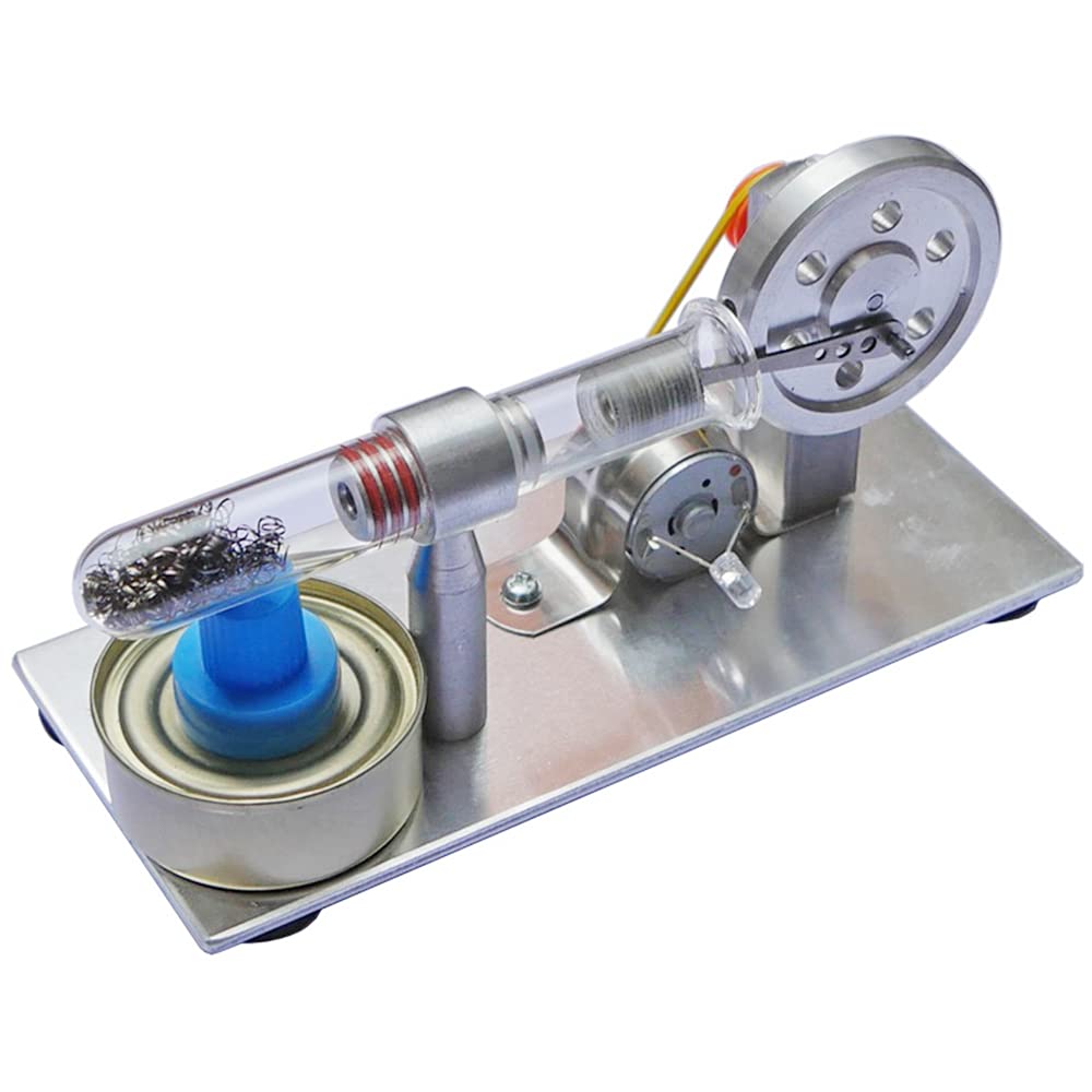 Single Cylinder Sterling Engine Model, Motor Steam Heat Education ...