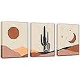 Amazon.com: Boho Wall Art Desert Prints - Bohemian Pictures Sun Moon ...