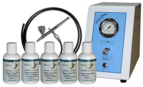 Nue Skin Oxygen Infusion System / Facial Skin Care Treatment Equipment ...