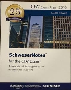 CFA Level III Study Book 2 Exam Prep...