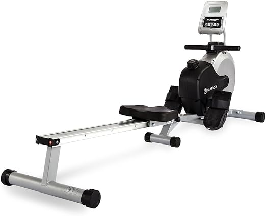 Marcy RM413 Henley Magnetic Foldable Rowing Machine - Silver/Black ...