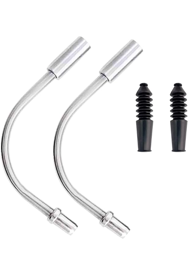 Bike Brake Cables & Housing 20-Pack 110° V-Brake Noodle Guides + Rubber ...