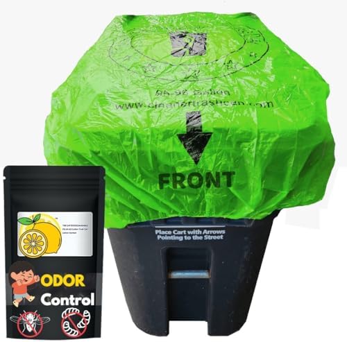 Trash Smell Buster, Trash Can Cover, Biodegradable Odor Eliminating Bag ...