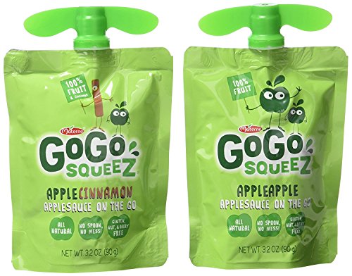 GoGo squeeZ Applesauce on the Go, Variety Pack (Apple Apple/Apple ...