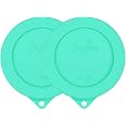 Amazon.com: Sophico 2 Cup Round Silicone Storage Cover Lids Replacement ...