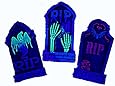 Amazon.com : Chic Designs Set of 3 16" Asst. Halloween Foam Tombstones ...