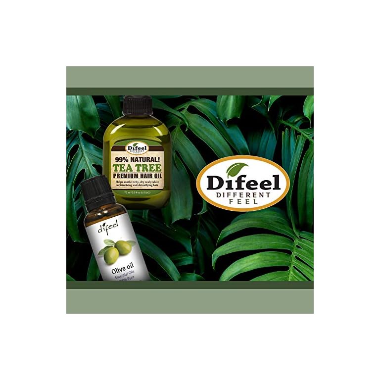 Difeel Premium Natural Hair Oil - Peppermint Oil 2.5 ounce - Black Hair ...