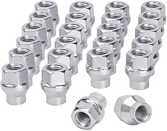 Amazon.com: KSP 1/2-20" Extended Open Ended Lug Nuts, 20PCS 7mm Shank Thread Pitch 1/2-20 ...