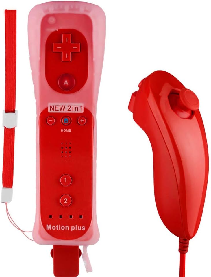 STOGA - Controller Wii e Nunchuk Motion 2 in 1, con telecomando Motion ...