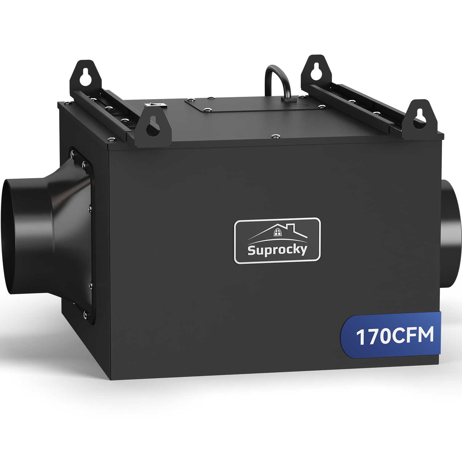 SUPROCKY 170CFM Ultra Quiet Bathroom Exhaust Fan, VF120 Remote Mount In ...