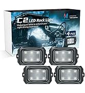 Amazon.com: MICTUNING C2 Curved RGBW LED Rock Lights - 8 Pods Underglow ...