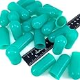 Amazon.com: 25 Piece 3/4" ID High Temp Silicone Rubber End Caps ...
