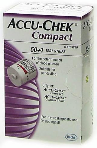Accu-Chek Compact Test Strips 50+1: Amazon.co.uk: Health & Personal Care