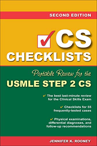 CS Checklists: Portable Review for the USMLE Step 2 CS, Second Edition ...