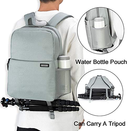 CADeN Camera Bag Backpack with Laptop Compartment 14" Waterproof ...