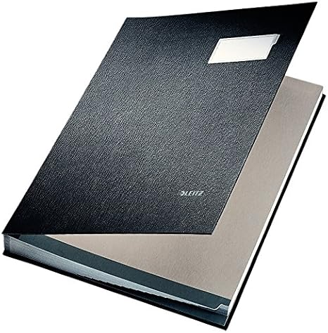 Leitz 57000195 Expandable Signature Book with 20 Card Dividers, A4 ...