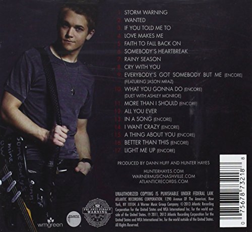 Hunter Hayes - Hunter Hayes (Encore) Deluxe, Audio CD New 75678732188 ...