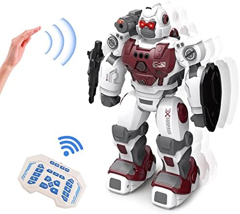 Robot Toys, Smart Programmable Remote Control Robots Shooting Walking ...