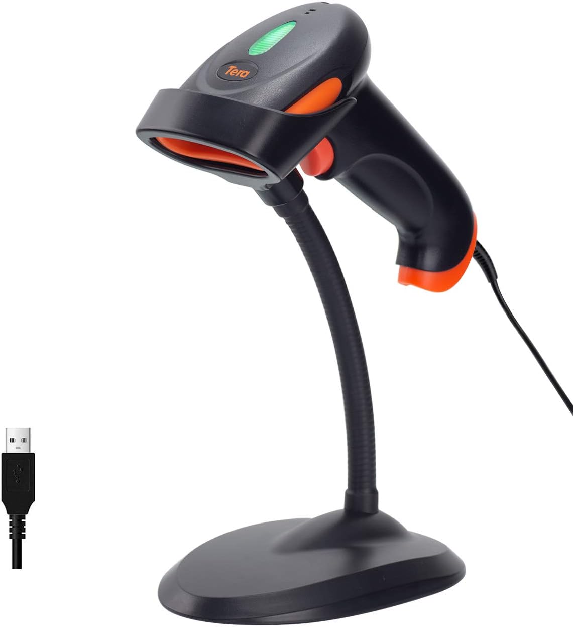 Tera 2D Barcode Scanner USB Wired Handheld Image Barcode Reader with ...