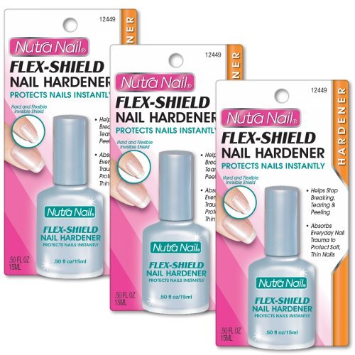 Amazon.com : Nutra Nail Flex-Shield Nail Hardener (Pack of 3) : Beauty