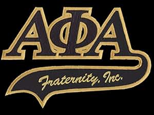 Amazon.com : Alpha Phi Alpha Fraternity Letters Small Swoosh Logo ...