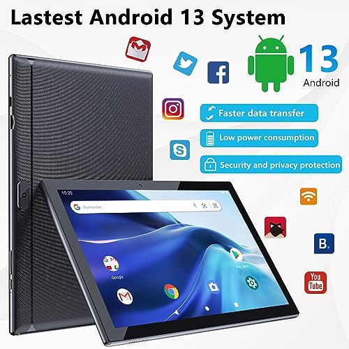2023 Newest Android 13 Tablet with Keyboard 10 Inch 2 in 1 Tablets ...