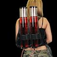 Amazon.com | Dual Tank Backpack Drink Dispenser, Portable Acrylic Drink ...