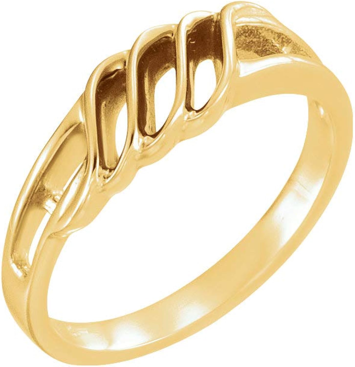 Amazon.com: 14K Yellow Gold Freeform Remount Ring: Jewelry